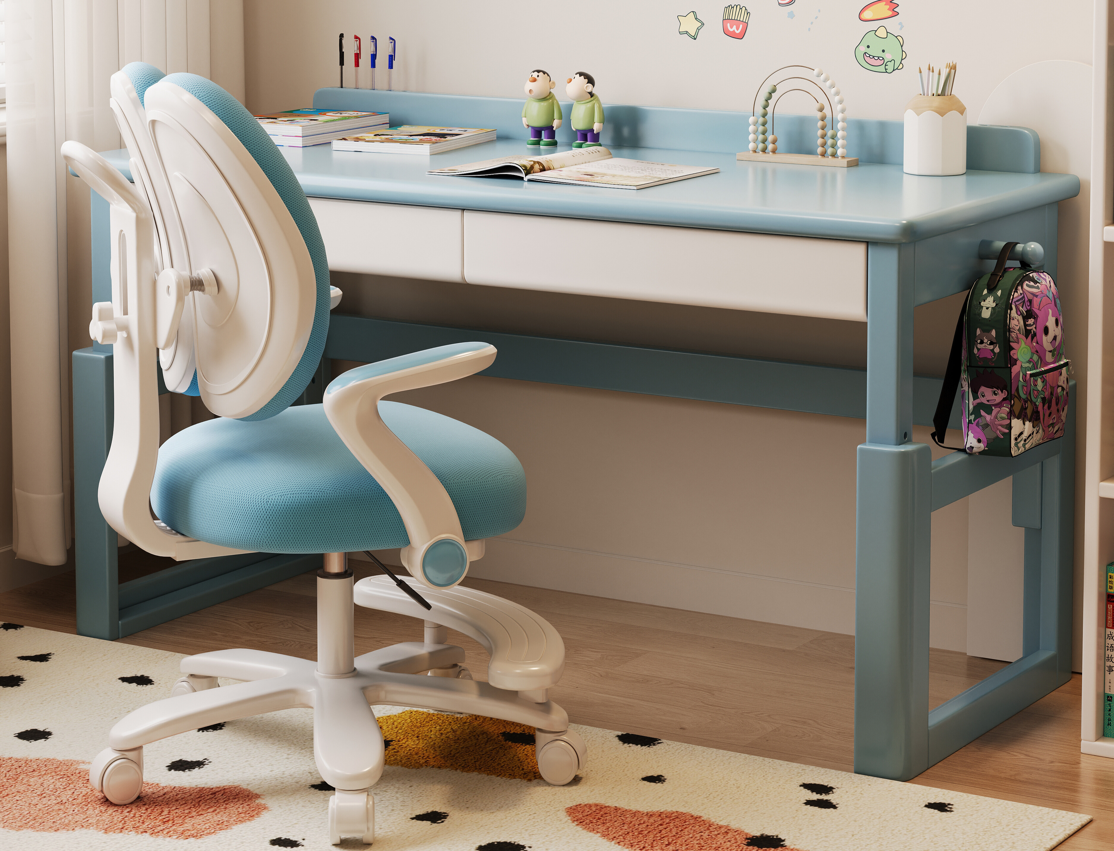 Kids Study Table Singapore | Solid Wood Desks & Chairs for Children ...