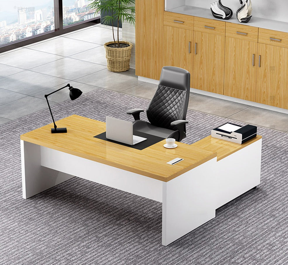 SpaceMax L-Shape Office Desk - Mr Nanyang