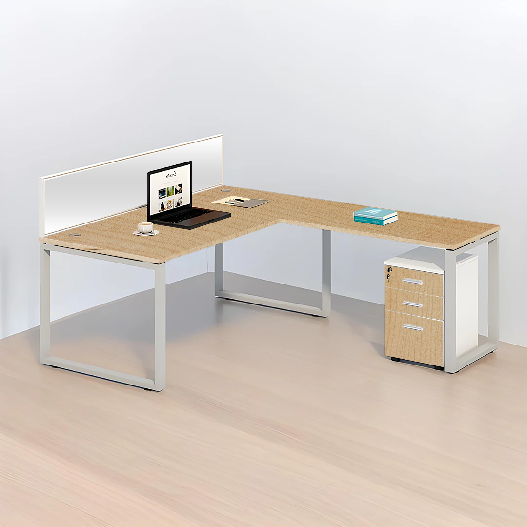 Elite Office L Shape Desk Fusion - Mr Nanyang