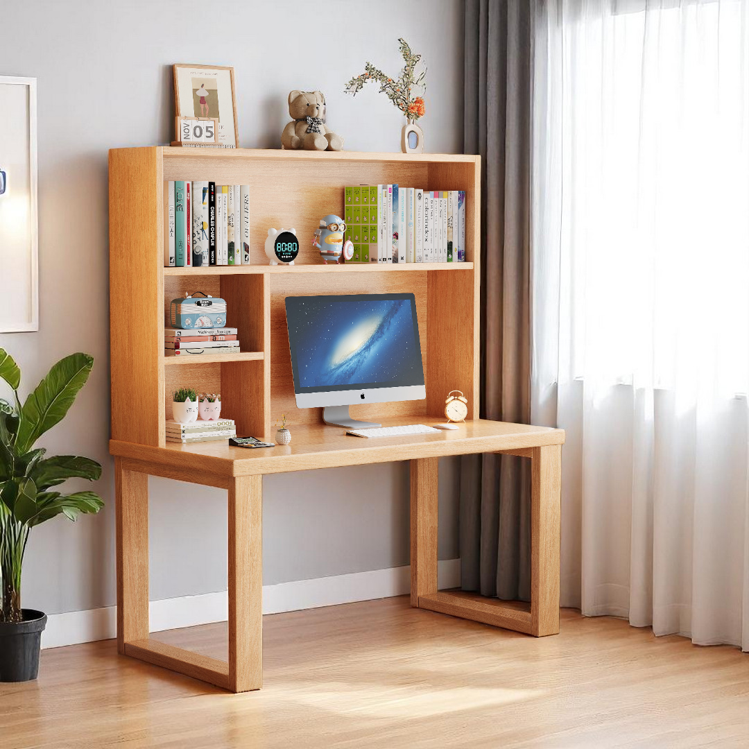 All-in-One Study Table with Bookshelf: Premium Desk Furniture - Mr Nanyang