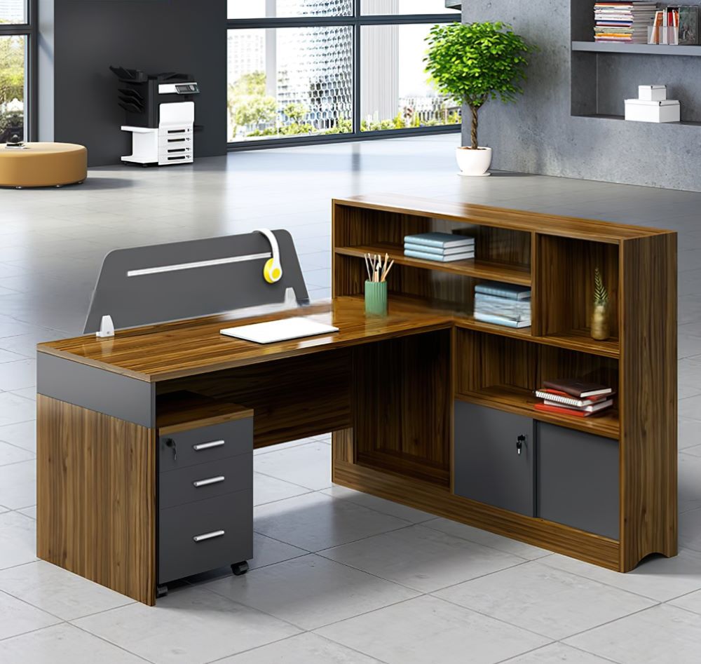 VersaShelf Office Workstation Desk System - VWD 01-1 Seat Right Shelf ...