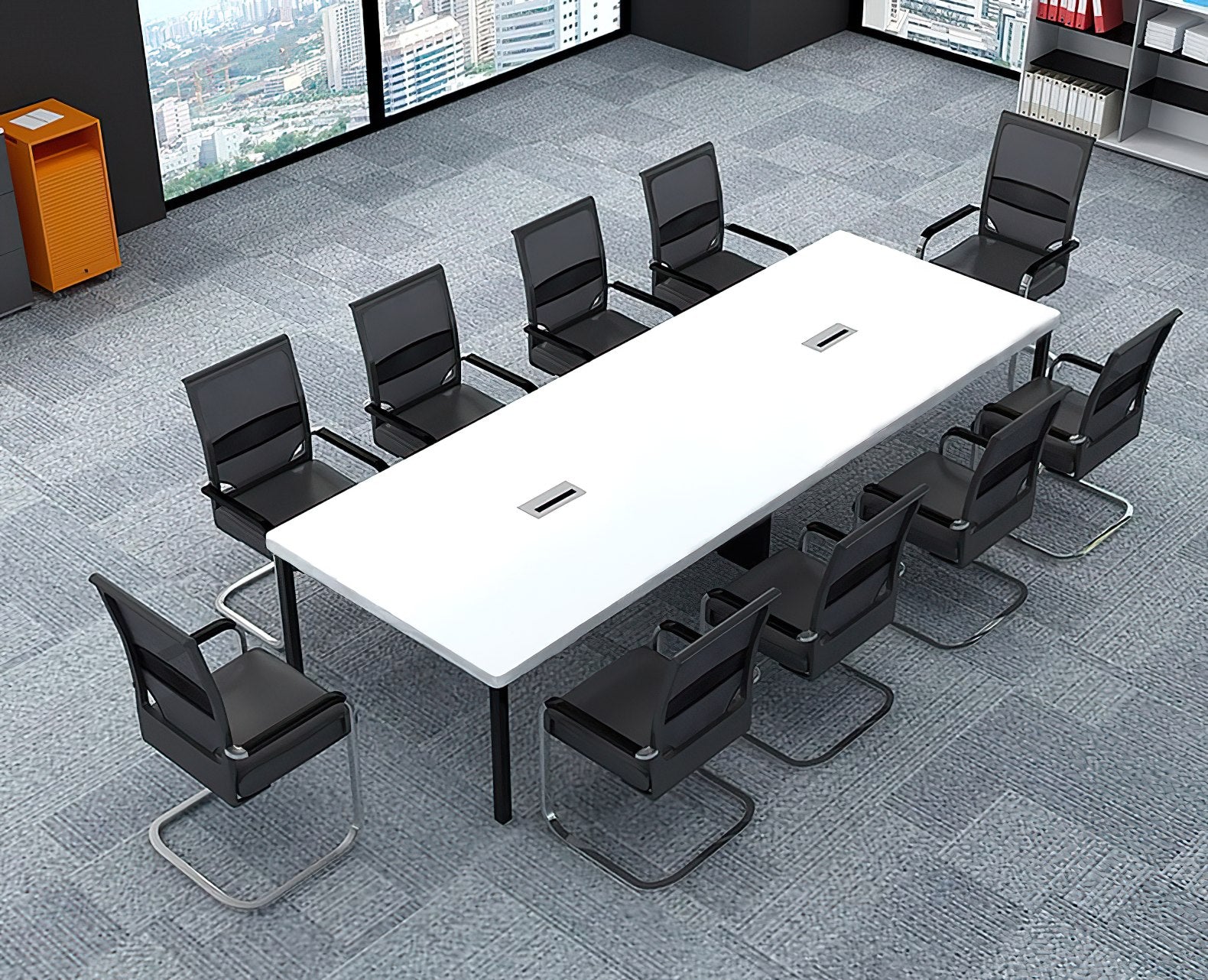 MinimalRect Seminar Table or Training Table - MRS O2 L2200mm x 1100mm ...