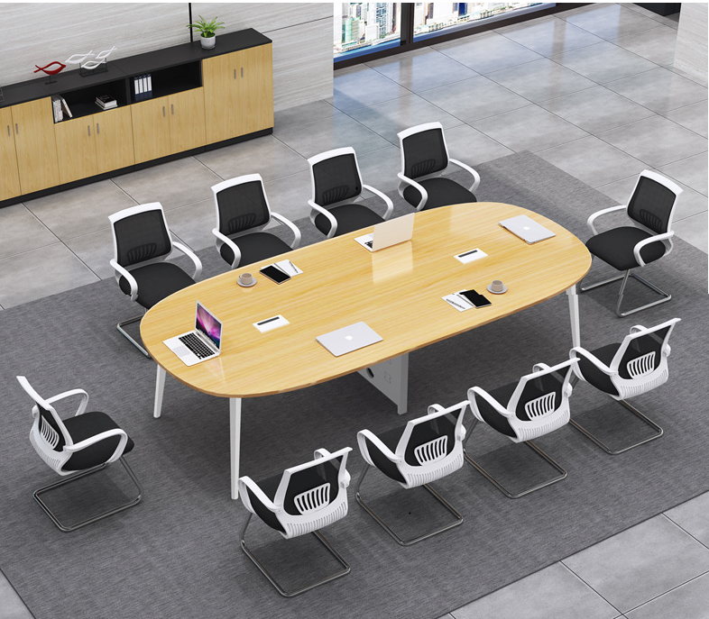 Oval Conference Table |Meeting Table - OV-04 2400x1200 - 8 people - Mr ...